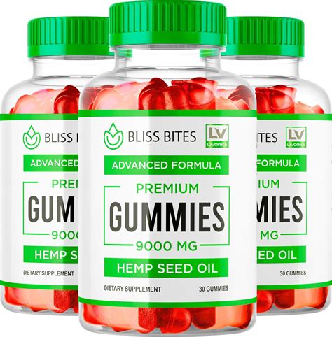 3 Pack Bliss Bites Gummies Bliss Bite 90 Gummies For 3