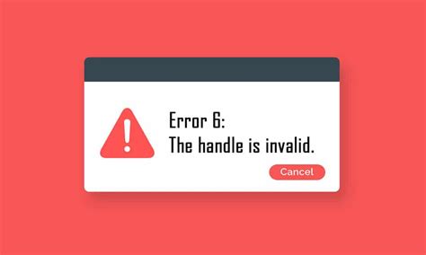 Fix The Handle Is Invalid Error In Windows TechCult