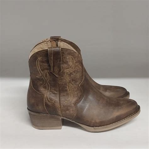 Circle G Embroidered Boot Dark Brown Womens Size 6 5 … Gem