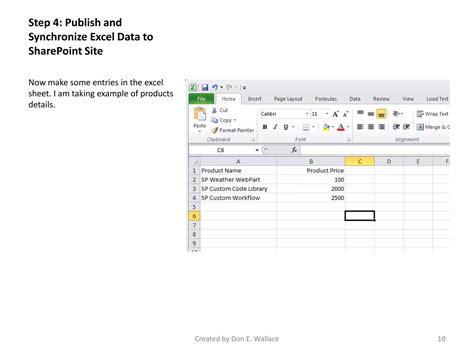 How To Synchronize Excel With Sharepoint Online Pptx