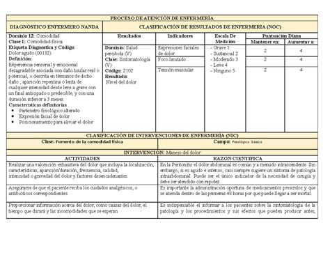 Pae Grupo 2 Peritonitis Proceso De AtenciÓn De EnfermerÍa DiagnÓstico