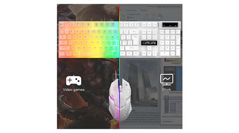 Chonchow Rgb Keyboard And Mouse Combo For Gamers