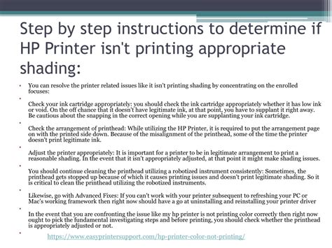 Ppt Hp Printer Not Printing Color Correctly Powerpoint Presentation Free Download Id