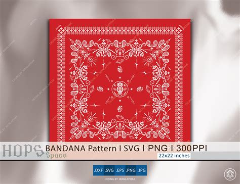 Bandana Pattern I Svg Digital Art Svg I Png I Digital Cut File