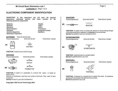 Mc1 00 2 Lesson 2 Electronic Component Identification Mrcircuittech