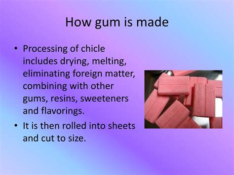 PPT CHEWING GUM PowerPoint Presentation Free Download ID 2278847