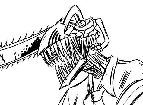 Chainsaw Man Sketch By Aguywhodrawsinclass On Deviantart