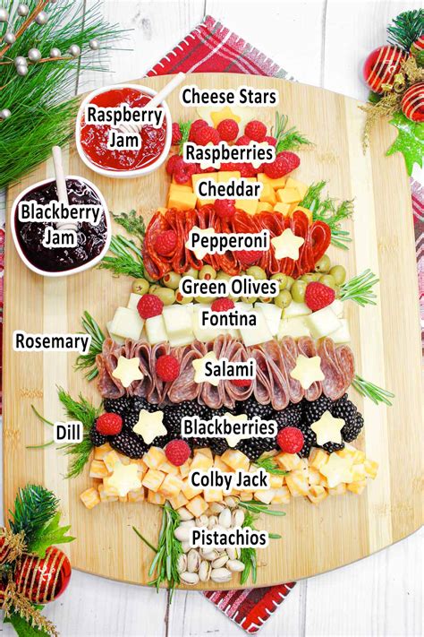 Easy Christmas Tree Charcuterie Board Trop Rockin Recipes