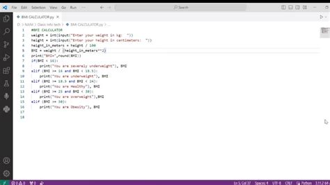 Duddukuru L V R N Vara Prasad On Linkedin 🌟 Exciting News Just Created A Python Bmi Calculator