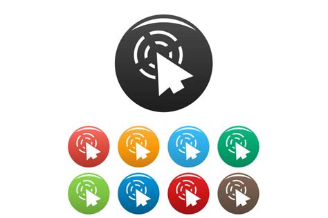 Cursor App Icons Set Color Vector By Anatolir TheHungryJPEG