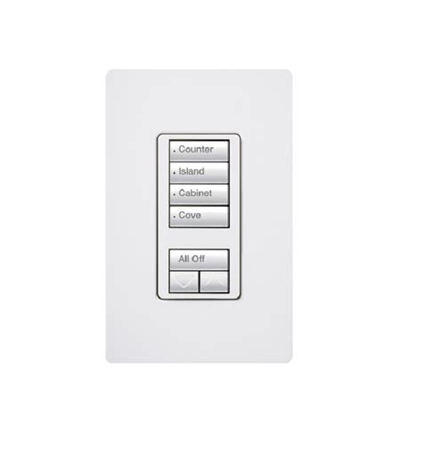 Botoneras De Pared Marca Lutron Modelo Rrd W4s Wh