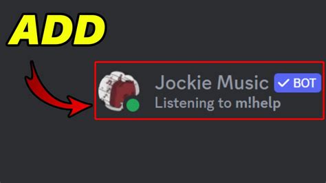 How To Add Jockie Music Bot To Discord Server Youtube