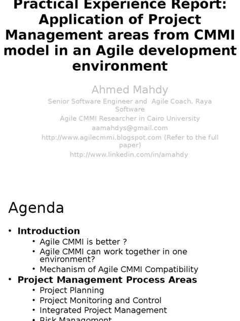 pdf agile cmmi project management dokumen tips