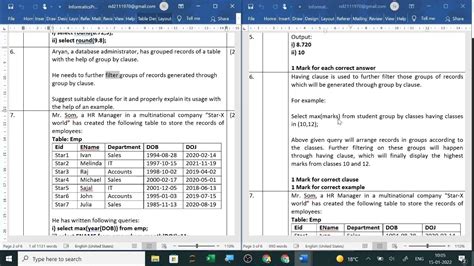 class 12 ip cbse sqp solved mysql and networking class 12