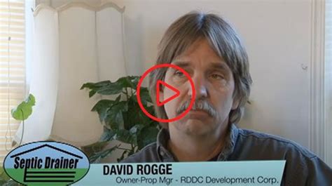 David Rogge Septic Drainer