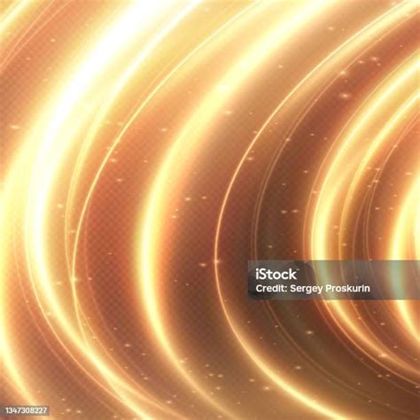 라이트 골든 돌리 골든 라인의 곡선 광 효과 Png 빛나는 황금 원 라이트 골드 페디스탈 연단 플랫폼 테이블 벡터 Png 금색에 대한 스톡 벡터 아트 및 기타 이미지