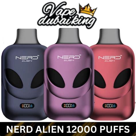 Nerd Alien 12000 Puffs Disposable Vape 20mg Vape Dubai King