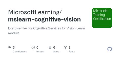 GitHub MicrosoftLearning Mslearn Cognitive Vision Exercise Files For Cognitive Services For