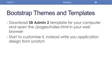 bootstrap ppt