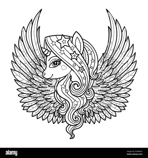 Unicorn With Wings Drawings