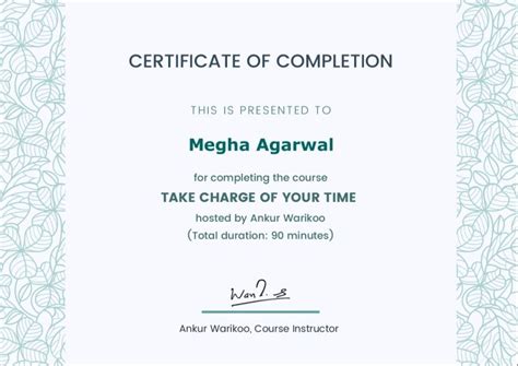 Megha Agarwal On Linkedin Coursecompletion Skilldevelopment Continuouslearning