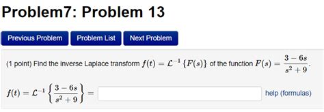 solved problem7 problem 13 previous problem problem list