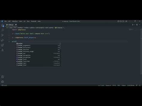 Python Mini Project Making CLI Program Like CMD YouTube