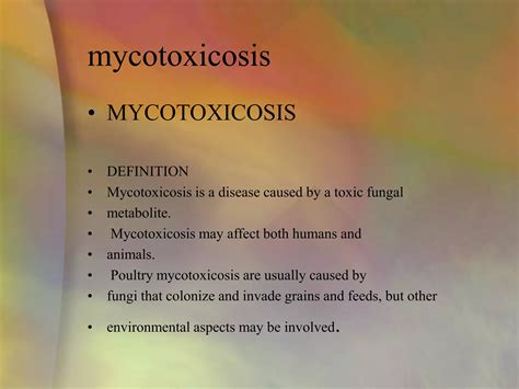 Poultry Fungal Diseases Mycotoxicosis Pdf