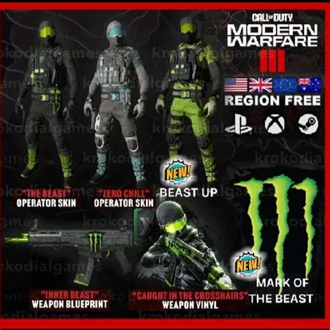 Codecall Of Duty Modern Warfare 3 Monster Energy Full Set Of 8 Codes