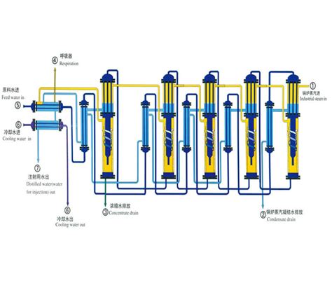 Multi Effect Water Distiller Multi Column Distillation Plant Biocell