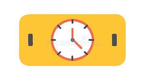 level tool with clock time management vector vector design generative ai stock vector