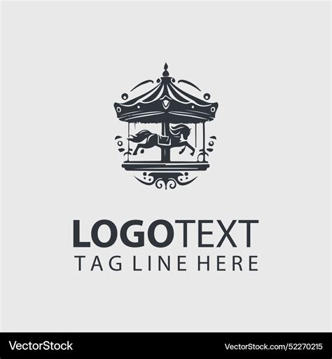 Carousel Logo Royalty Free Vector Image Vectorstock