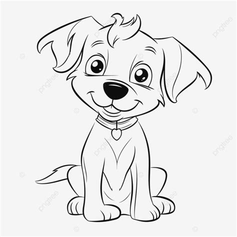 귀여운 강아지 색칠 페이지 개요 스케치 드로잉 벡터 개 그림 그리기 개 그림 개요 개 그림 스케치 Png 일러스트 및 벡터 에 대한 무료 다운로드 Pngtree