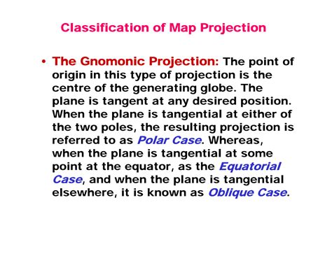 Solution Classification Of Map Projection Studypool