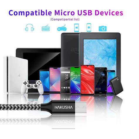 Câble Micro-USB Long De 2 Mètres (2m) | Kuulaa Tech