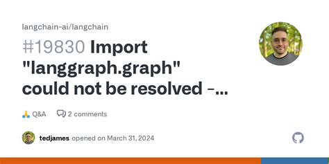 import langgraph graph could not be resolved pylance
