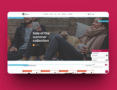 magento front end options mage os