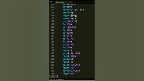 Create A Spiderman Using Python Coding Python Programer Python