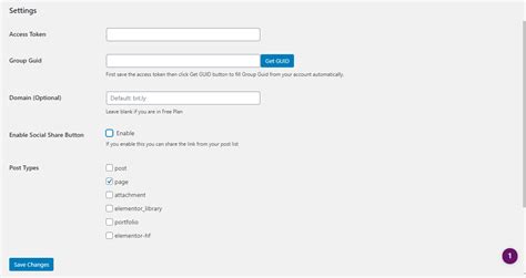 Bitly Url Shortener Wordpress Plugin