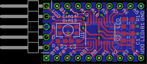 Stm32f030f4p6 Breakout Board