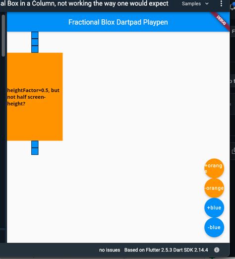 flutter using fractionallysizedbox in a row stack overflow