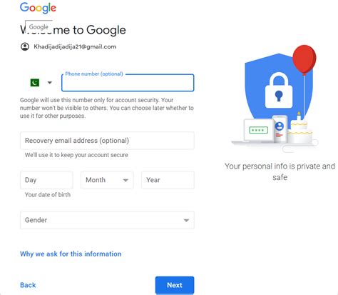 Create Google Account Without A Phone Number