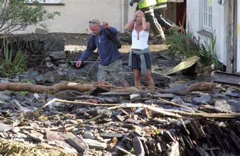 Woman Looks Shocked Flood Damage Along Editorial Stock Photo Stock Image Shutterstock