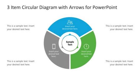 3 Segments Powerpoint Templates