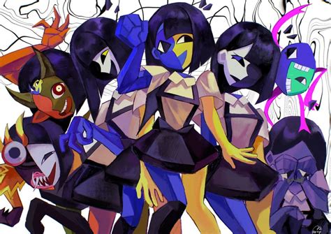 Ena Happy Ena Drunk Ena Mask Sadder Ena And 3 More Ena Drawn By