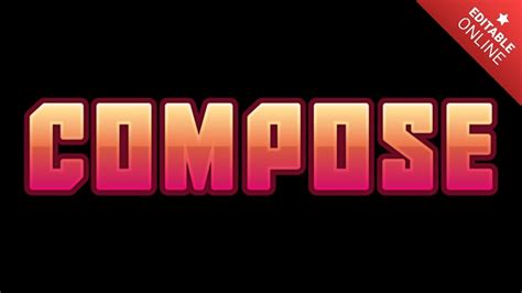 Compose Danse Text Effect Generator