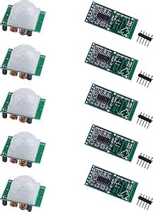 Amazon Stemedu PCS HC SR PIR Sensor Infrared IR Body Motion Module PCS RCWL
