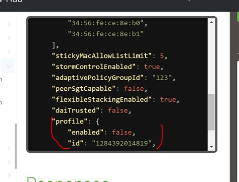 Api For Switch Port Profile The Meraki Community