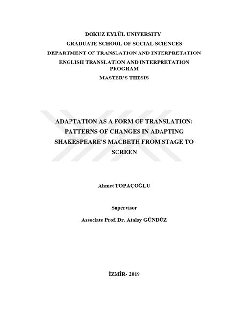 Adaptation As A Form Of Translation Pdf Translations Theory