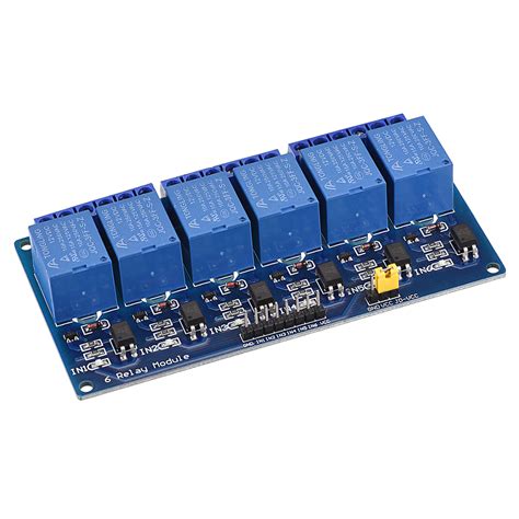 Uxcell Relay Module Channel V Low Level Trigger Module Blue Relay Module Board For DSP PLC